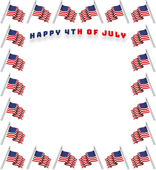 Free 4th Of July Border Graphics Clipart Frames Free 4th Of July Border Graphics Clipart Frames